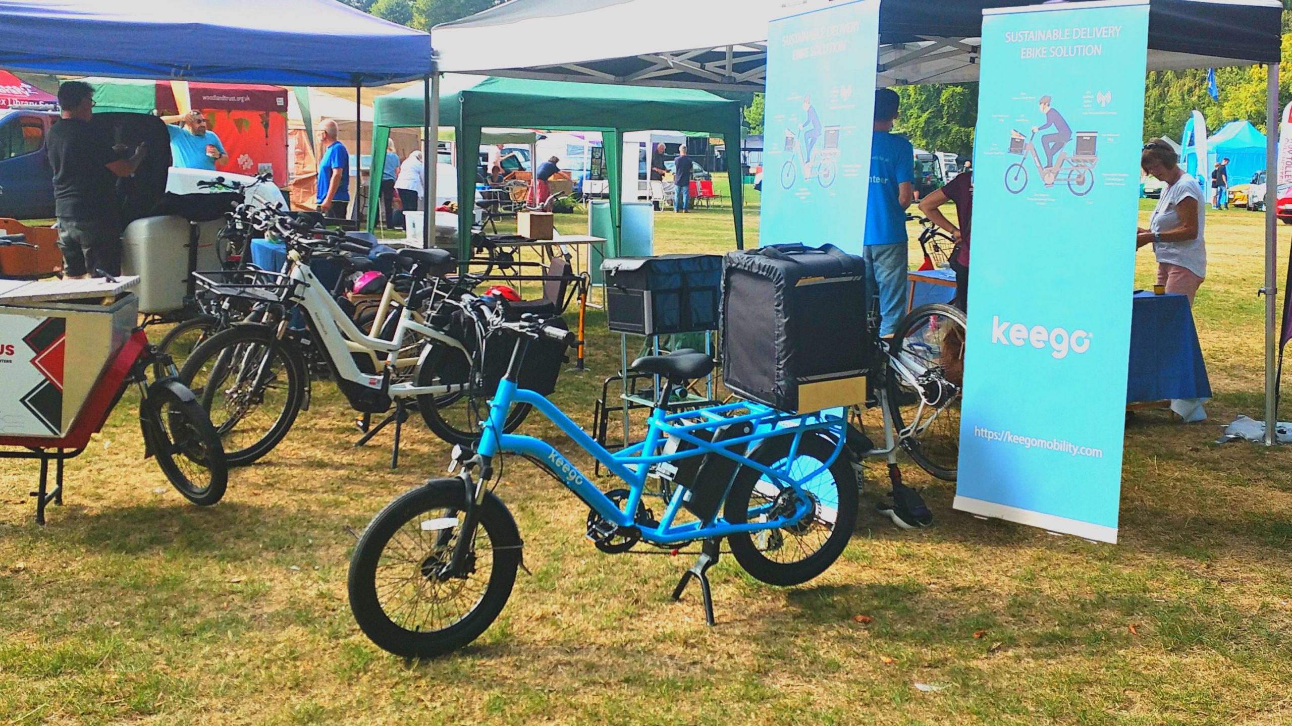 Keego Delivery Ebike Test Rides at Eco-Festival - Keego Mobility