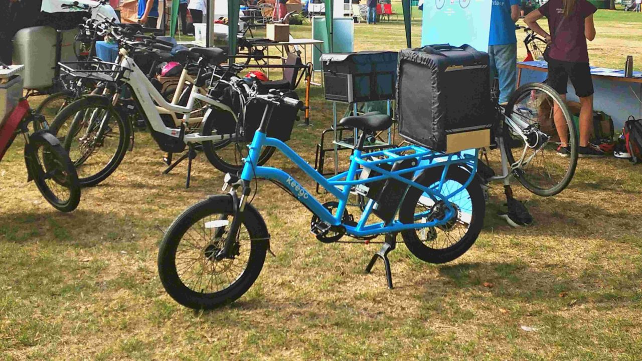 Keego Delivery Ebike Test Rides at Eco-Festival - Keego Mobility